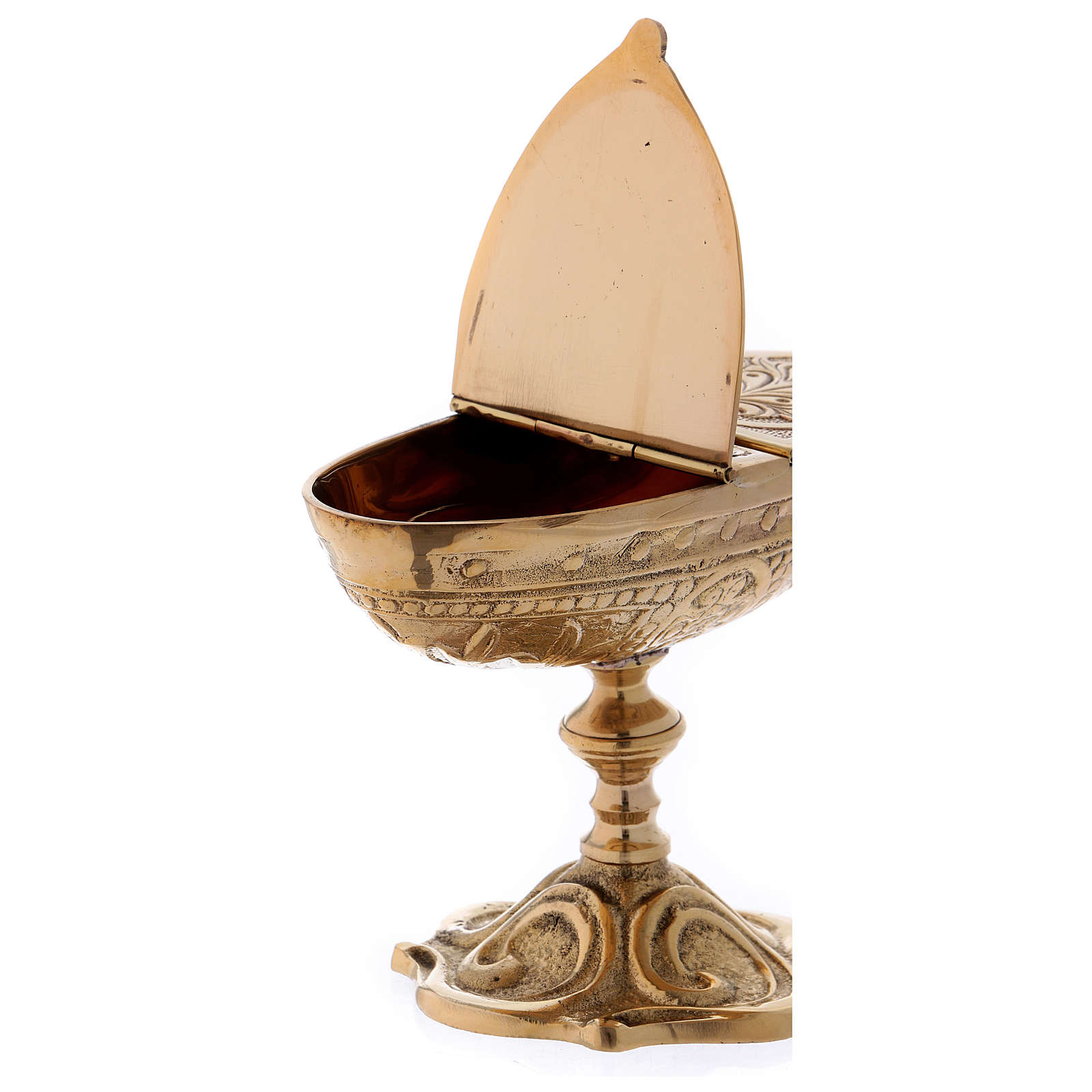 Classic-style censer in golden brass | online sales on HOLYART.co.uk
