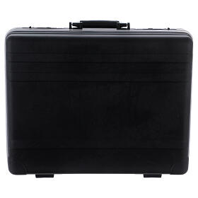 Plastic briefcase with mass kit red satin lining | online sales on ...