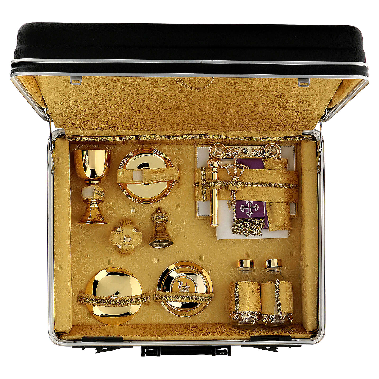 ABS briefcase with yellow damask lining, travel mass kit | online sales ...