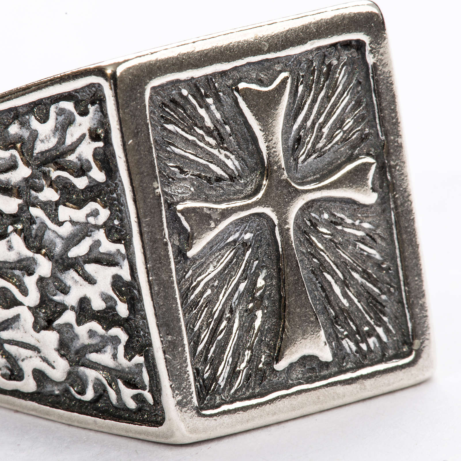 Bishop Ring, silver 925 with cross decoration | online sales on HOLYART ...