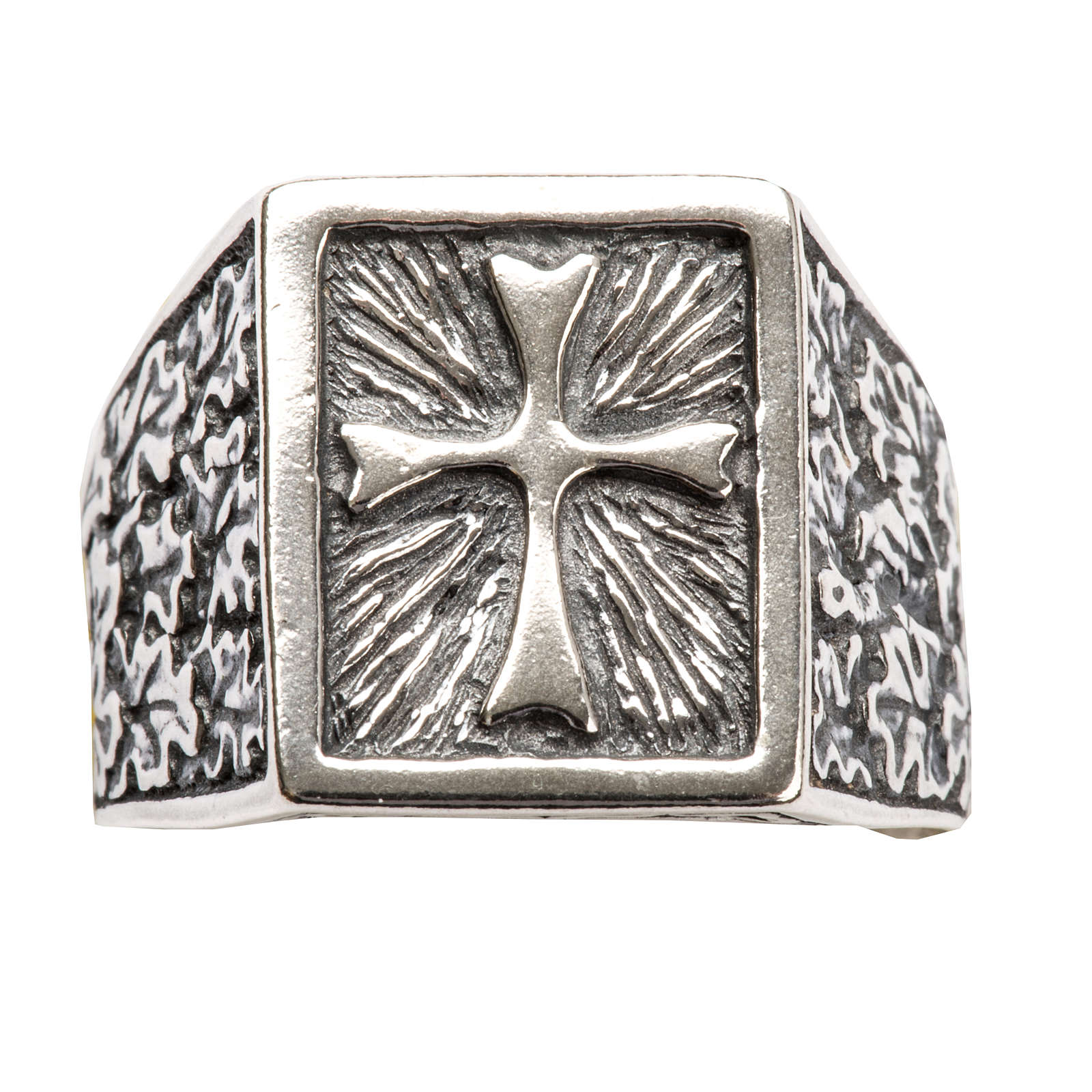 Bishop Ring, silver 925 with cross decoration | online sales on HOLYART ...