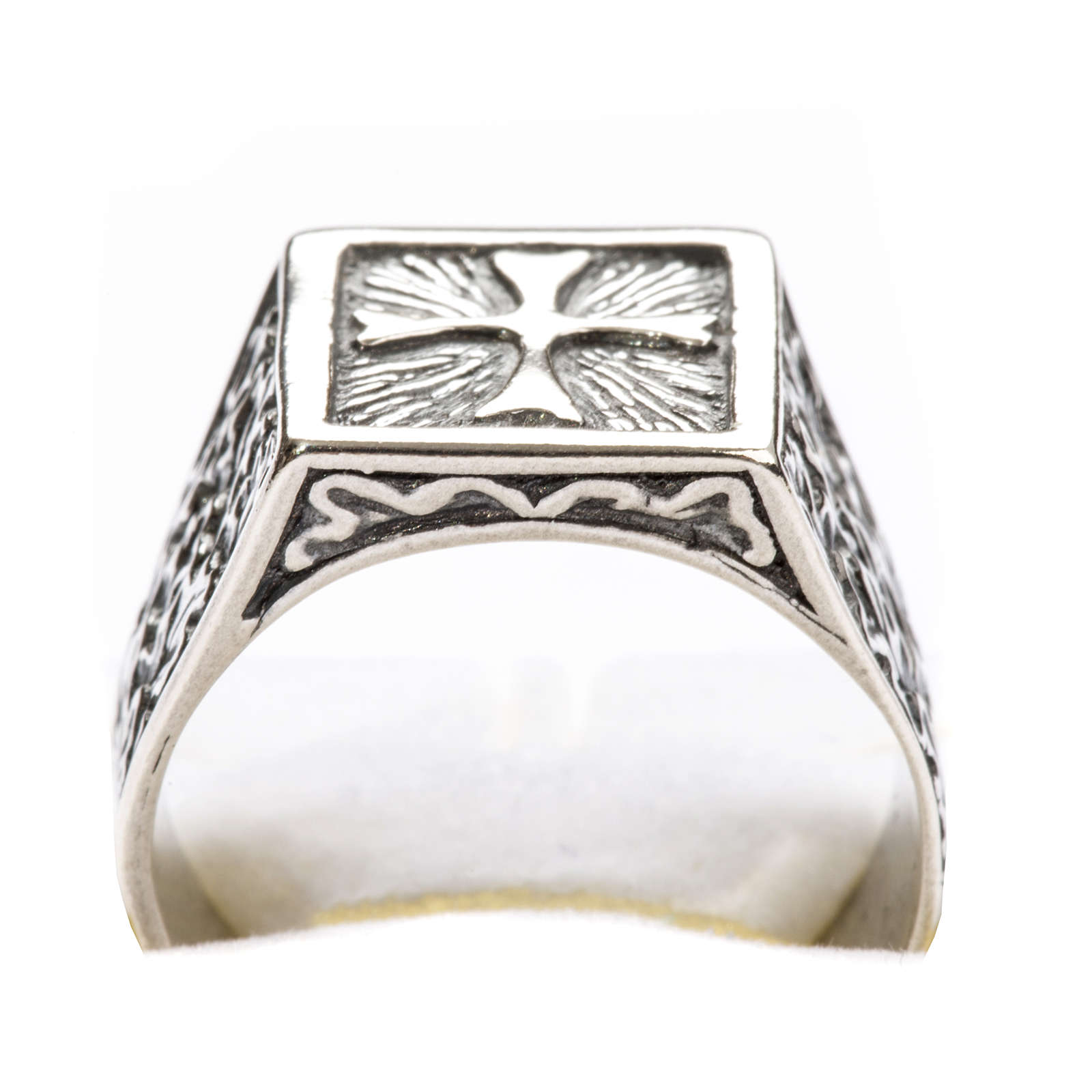 Bishop Ring, silver 925 with cross decoration | online sales on HOLYART ...