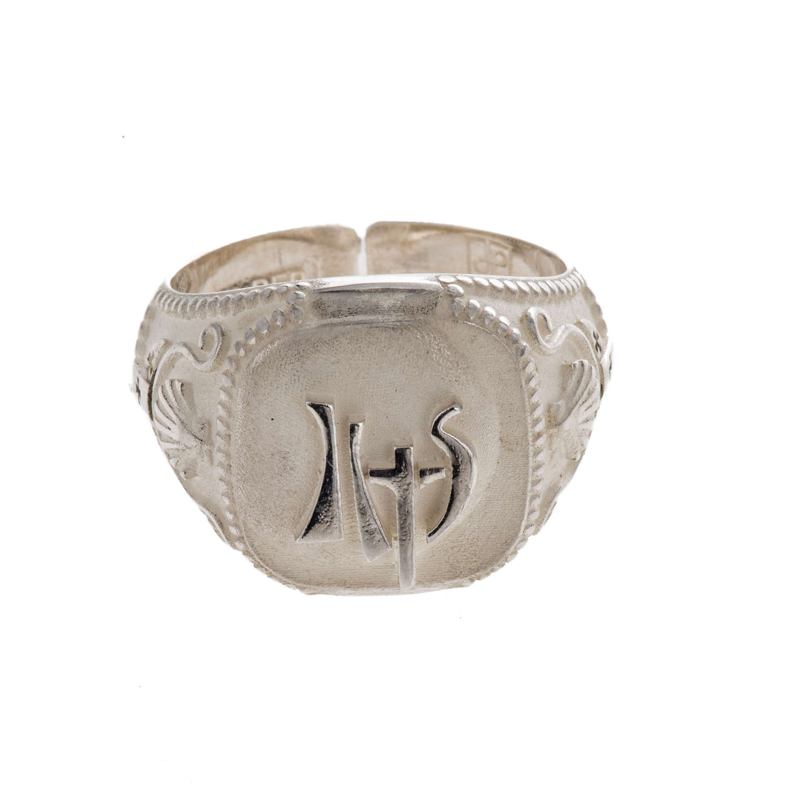 Anillo obispo ajustable Año de la Fe plata de ley | venta online en HOLYART