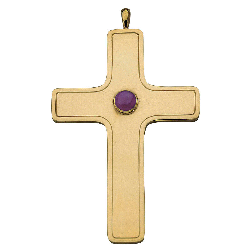 Simple pectoral cross in sterling silver, Molina | online sales on ...