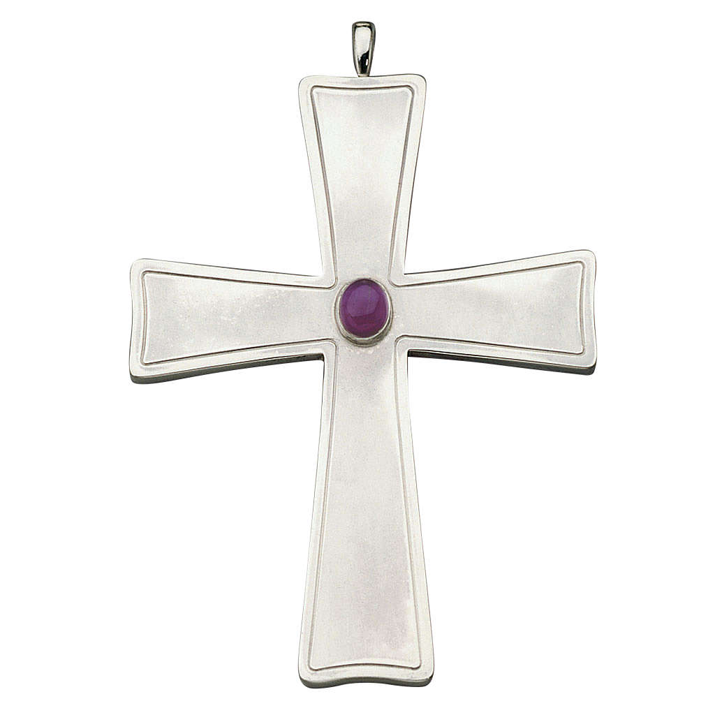 Molina cross for bishops in sterling silver | online sales on HOLYART.co.uk