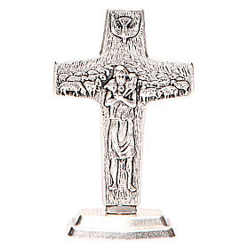 Cross with base, Pope Francis' Good Shepherd | online sales on HOLYART.com