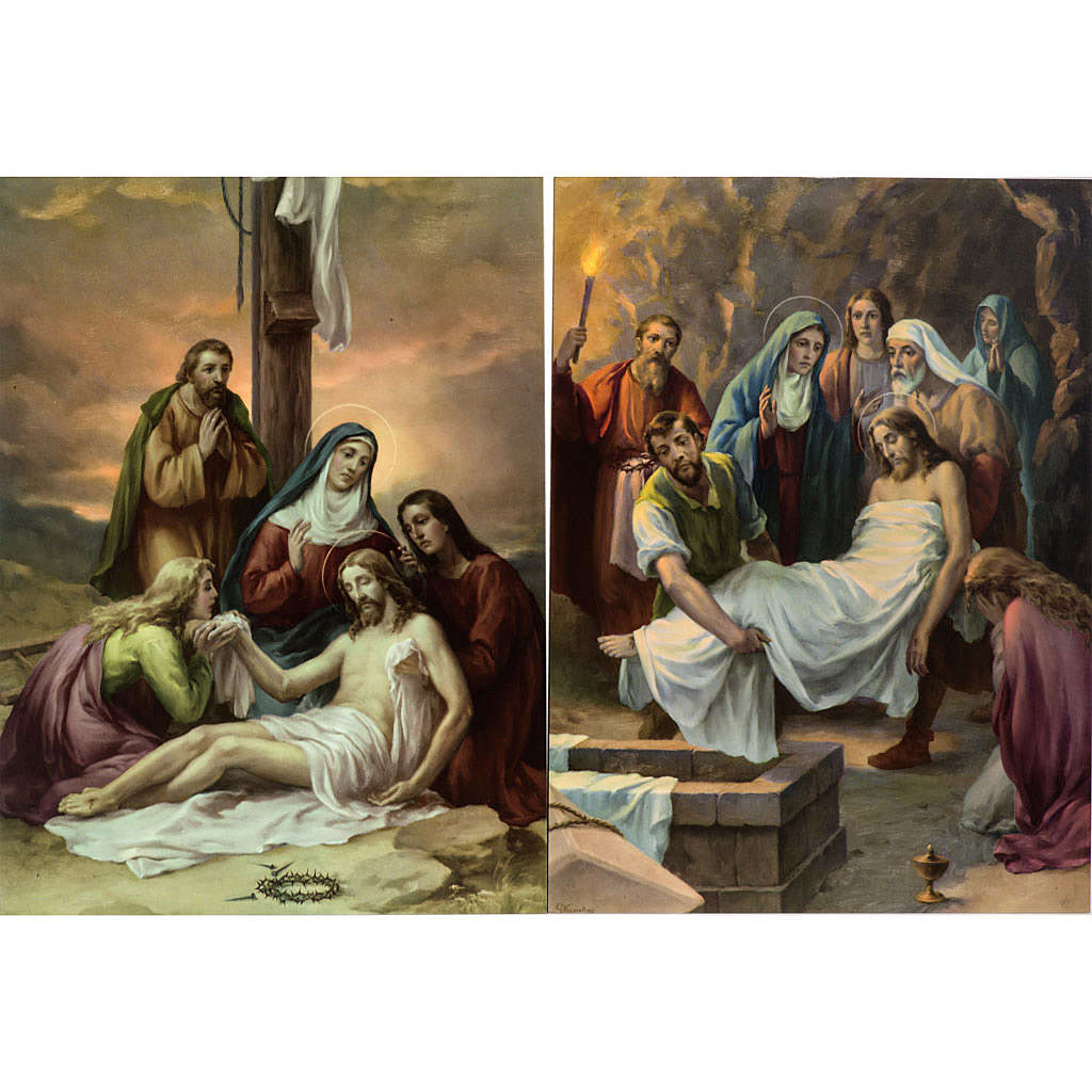 Way of the cross 15 stations in wood | online sales on HOLYART.com