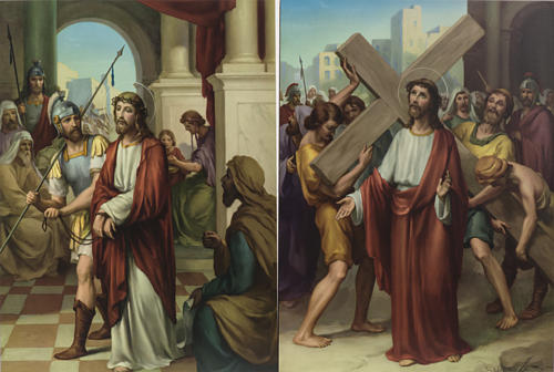 Way of the cross 15 stations in wood | online sales on HOLYART.com