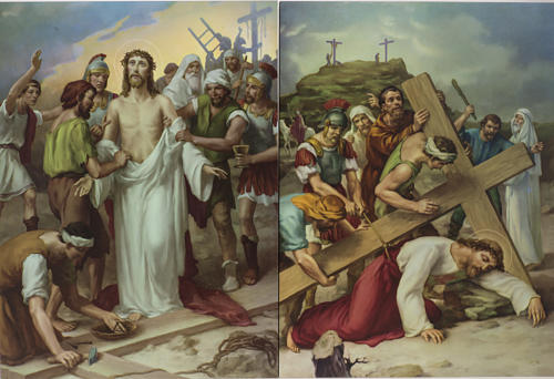 Way of the cross 15 stations in wood | online sales on HOLYART.com